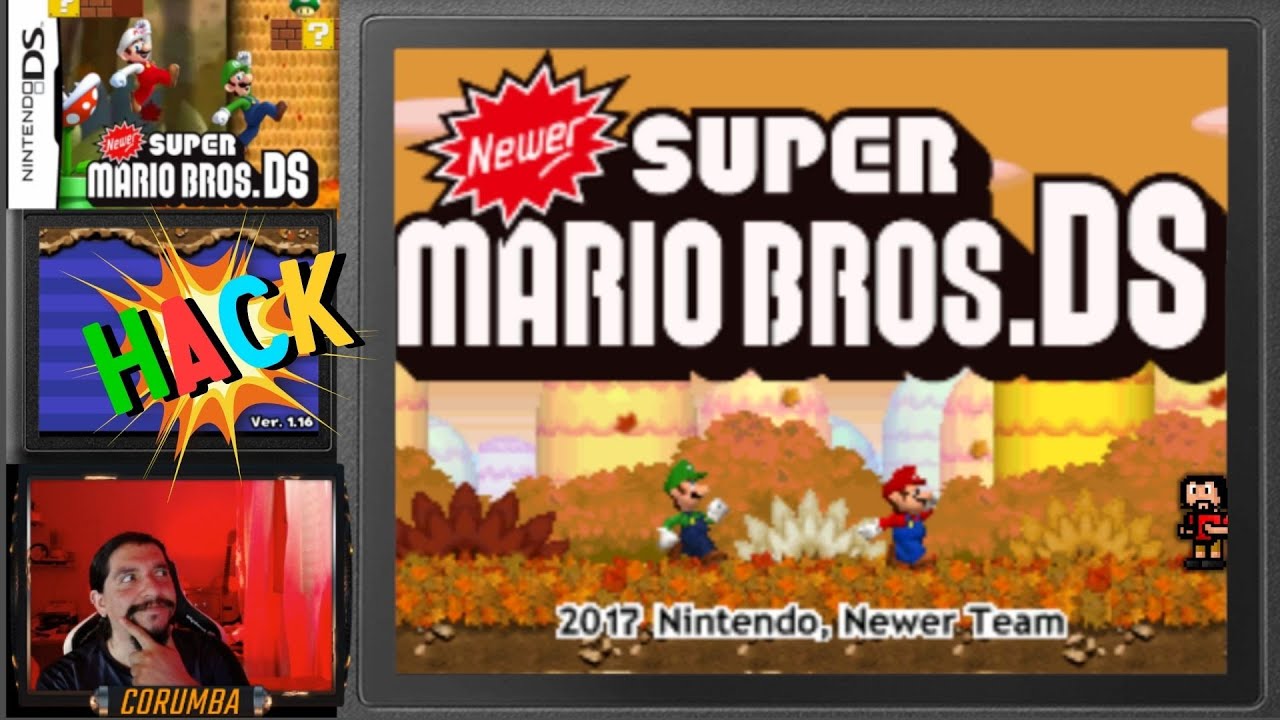 Newer Super Mario Bros. (Nintendo DS) | Hack Mario v1,16 | Gameplay até ...