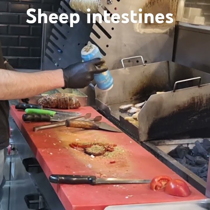 The dish made by cooking sheep intestines resembles the dish in the ...