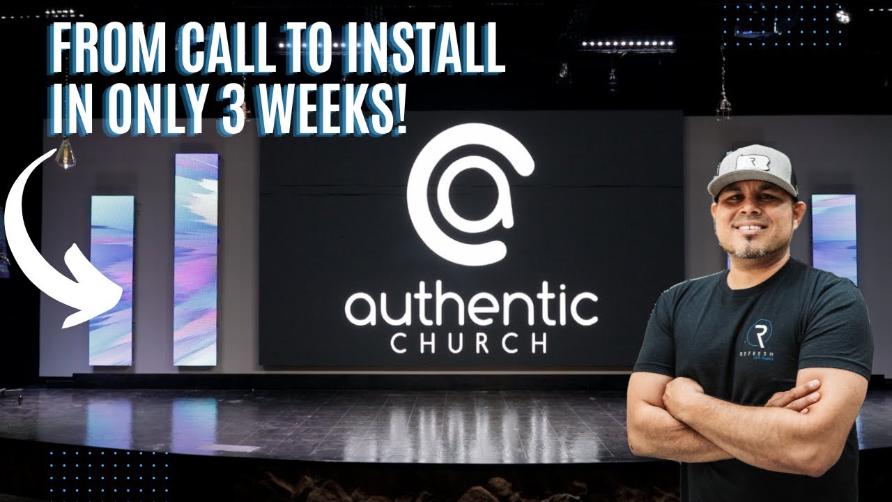 Do LED walls make a difference? Authentic Church Install-New ...
