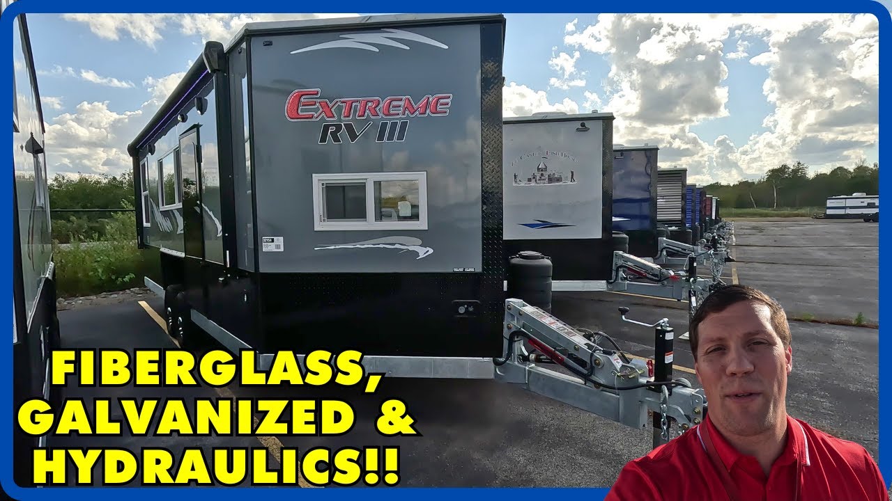 EXTREME RV Ice Castle Fiberglass, Galvanized & Hydraulic! 2025 Ice ...