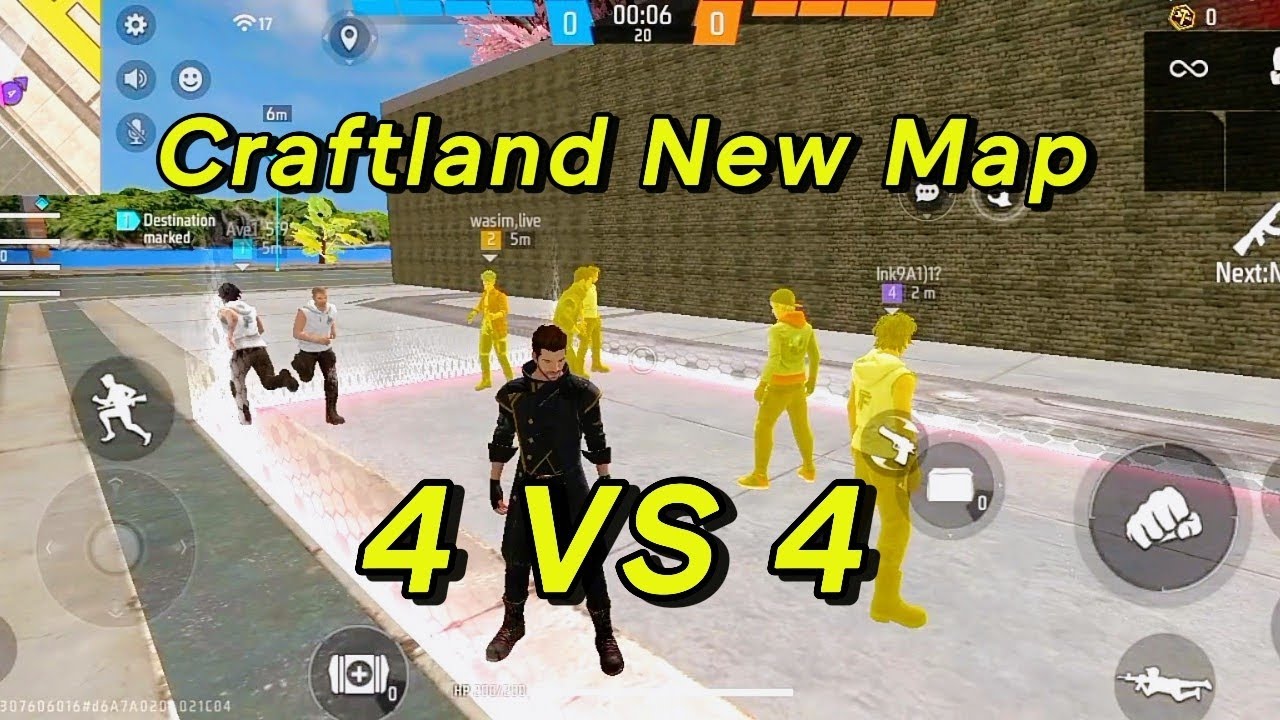 Craftland New Map🌏|4VS4🔥|FF💥(Part 3)| - YouTube
