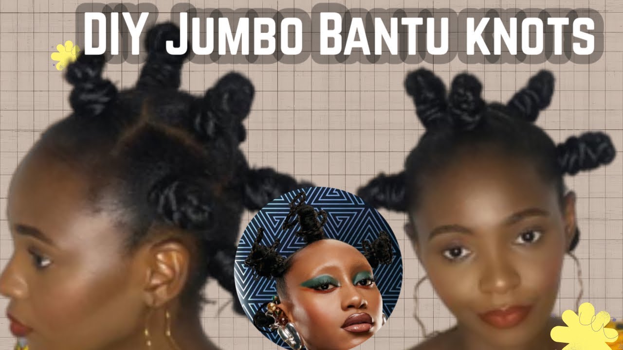 HOW TO | BANTU KNOTS TUTORIAL ON NATURAL HAIR #bantuknots # ...