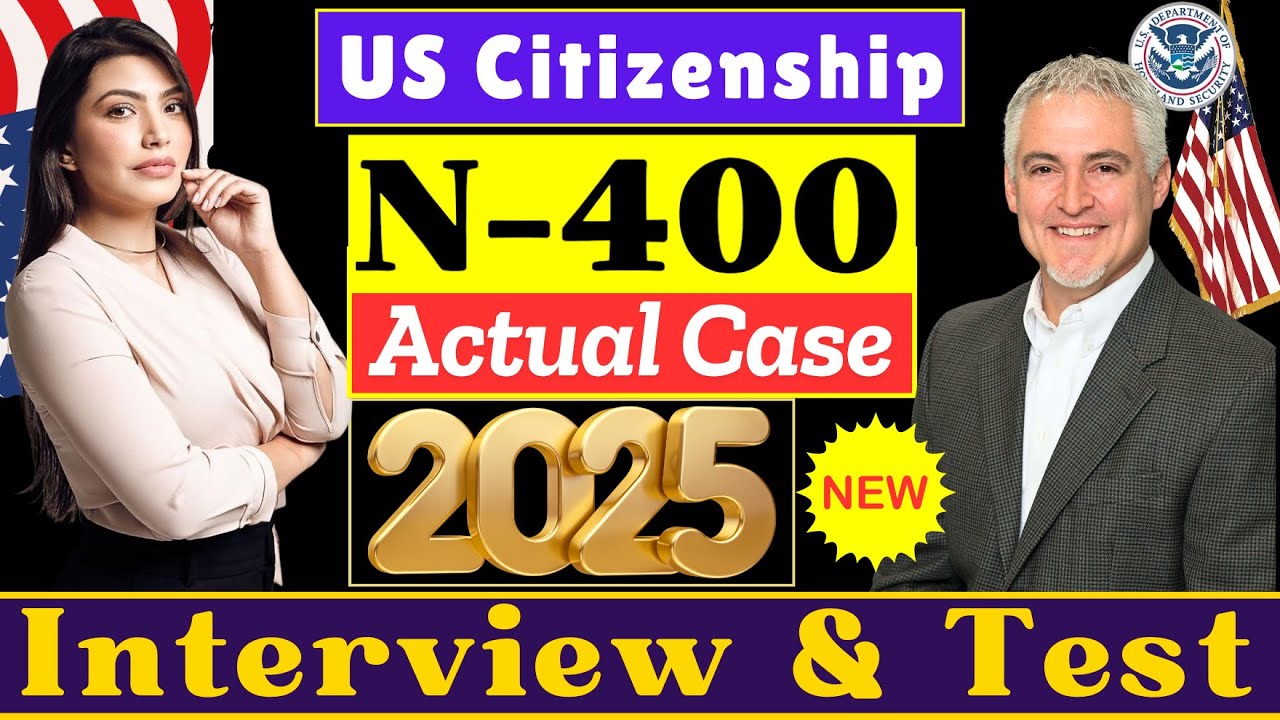 Real Interview of U.S. citizenship Test, N-400 Naturalization Interview ...