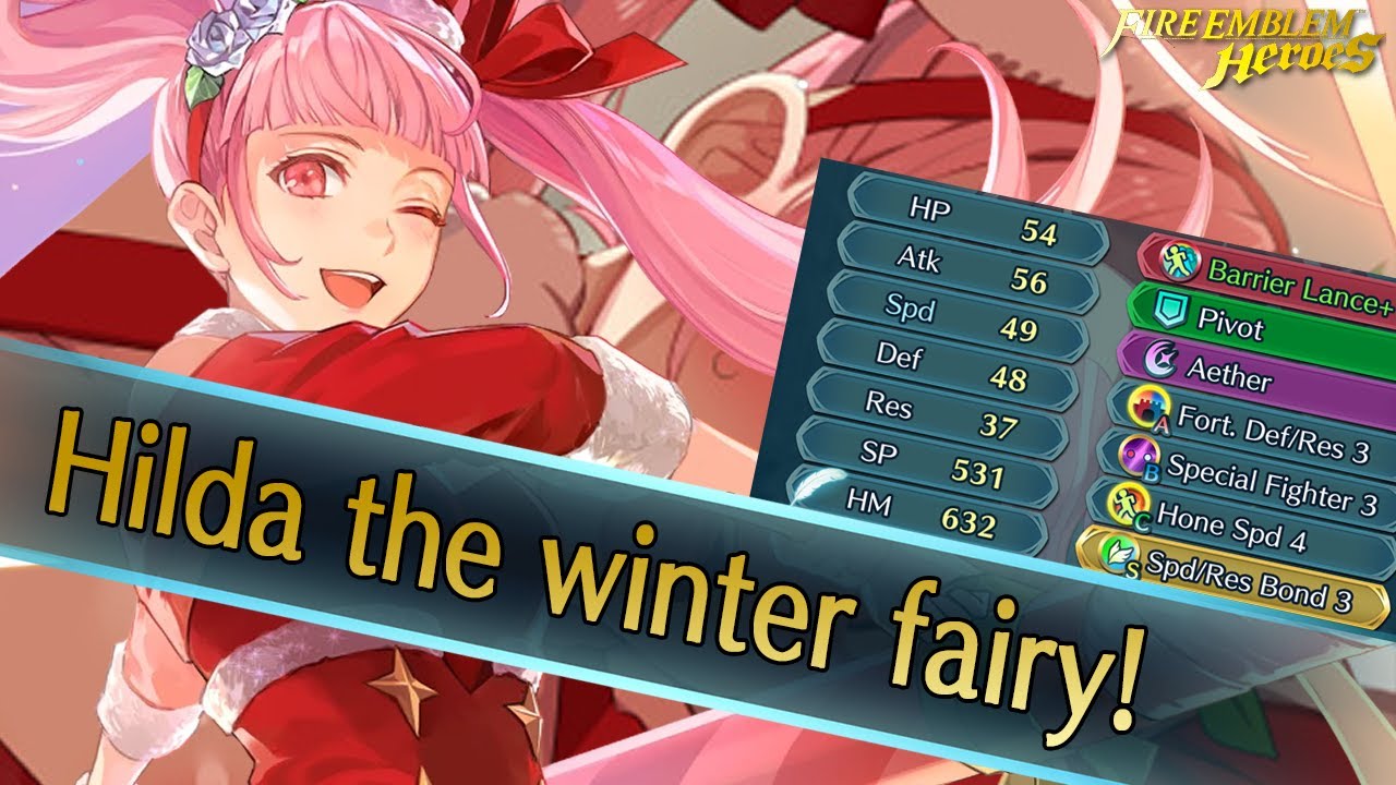 SIMPING for Winter Hilda | Fire Emblem Heroes Winter Hilda Showcase ...