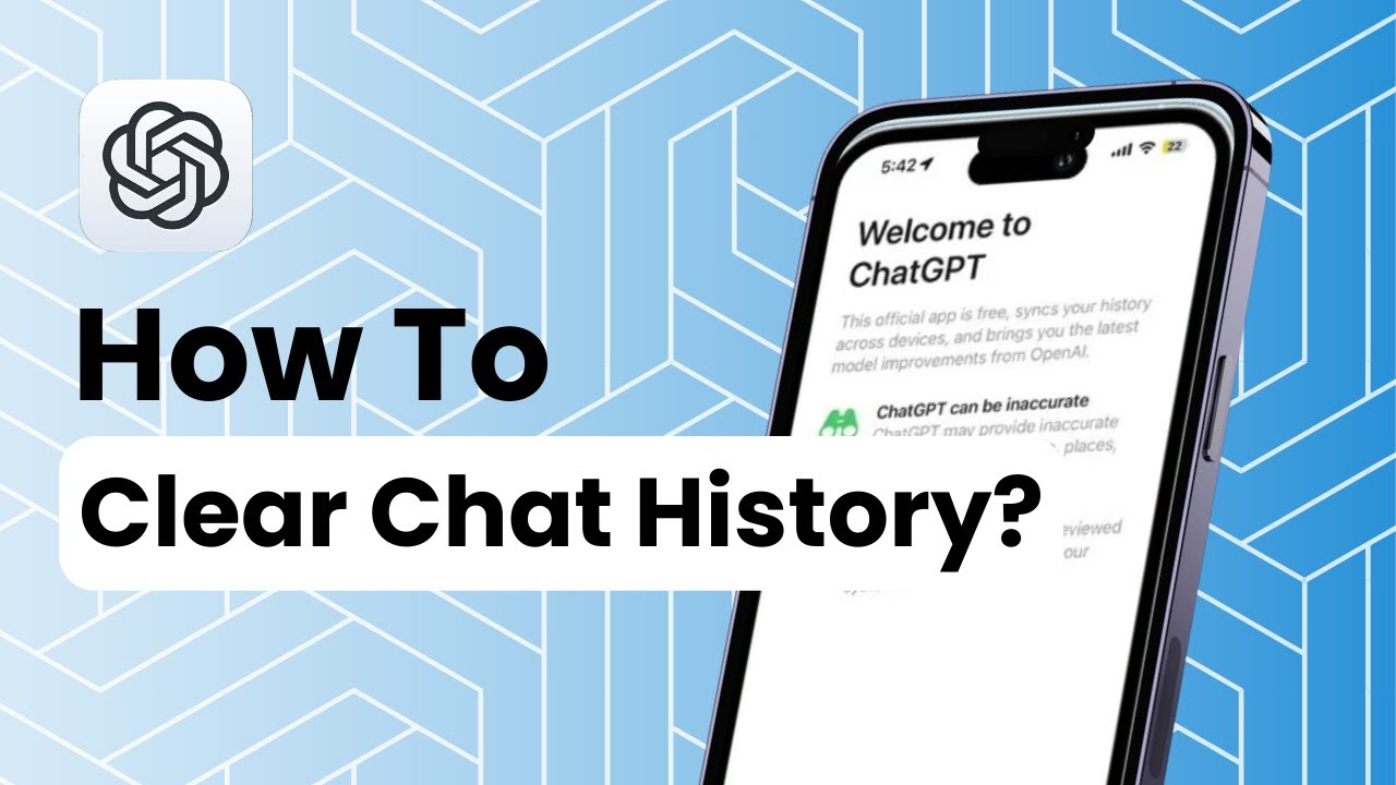 How To Clear Chat History On ChatGPT? - YouTube