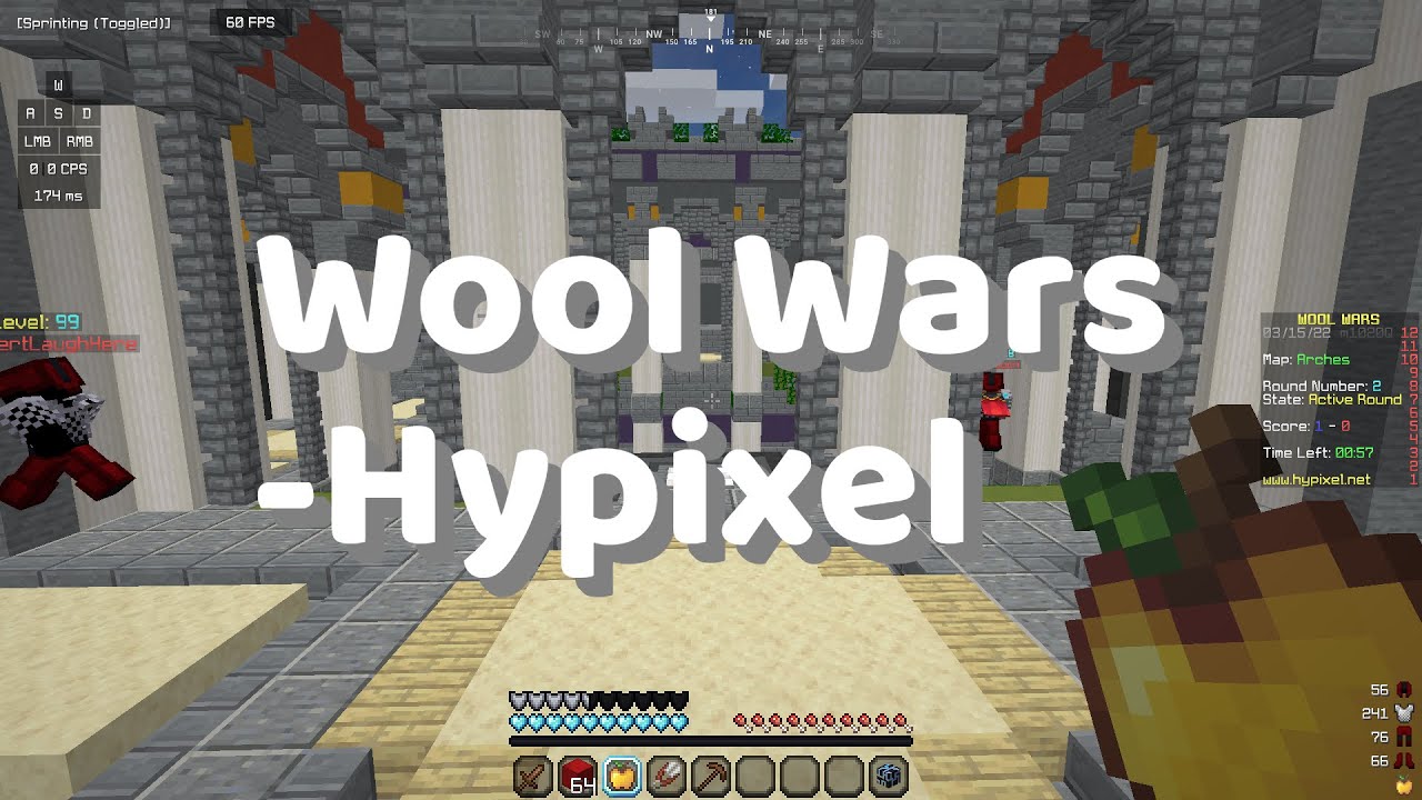Wool wars - New Hypixel Mini Game!!! - YouTube