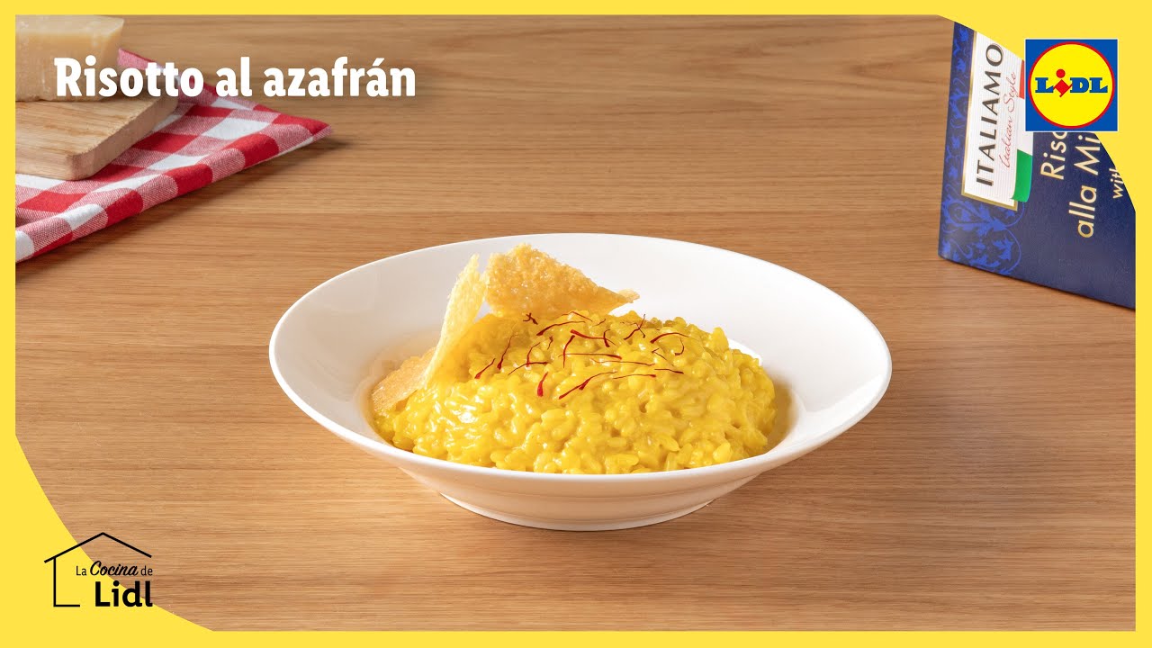 Risotto al azafrán 🥘🍚 - Recetas con arroz | Lidl España - YouTube