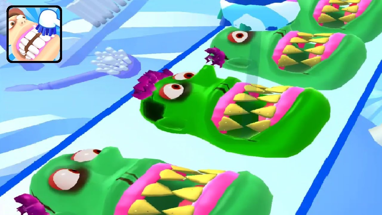 Teeth Runner! All Levels Gameplay (1-4) android, ios - YouTube