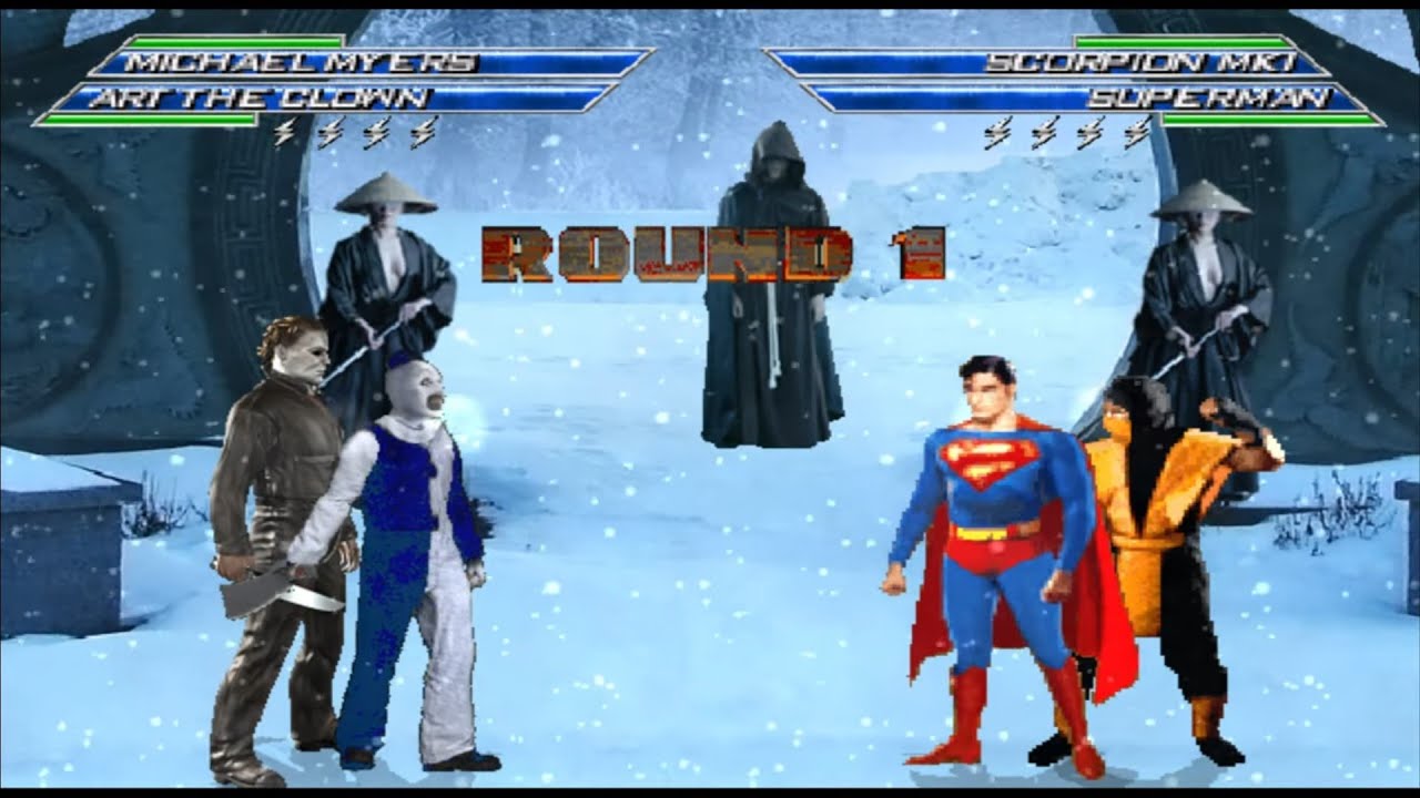 MICHAEL MYERS, ART THE CLOWN vs SCORPION, SUPERMAN | Mortal Kombat ...