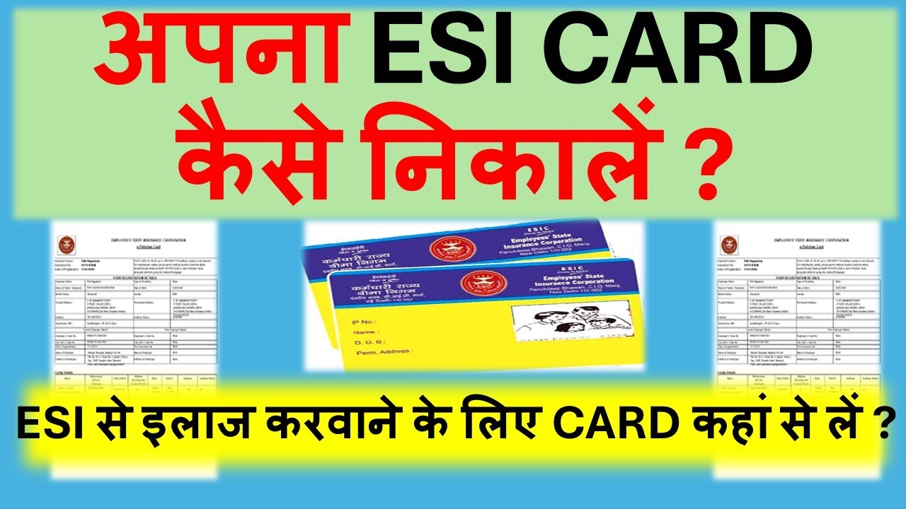 Apna ESI Card kaise download karen ? How to download esic card ? Apna ...