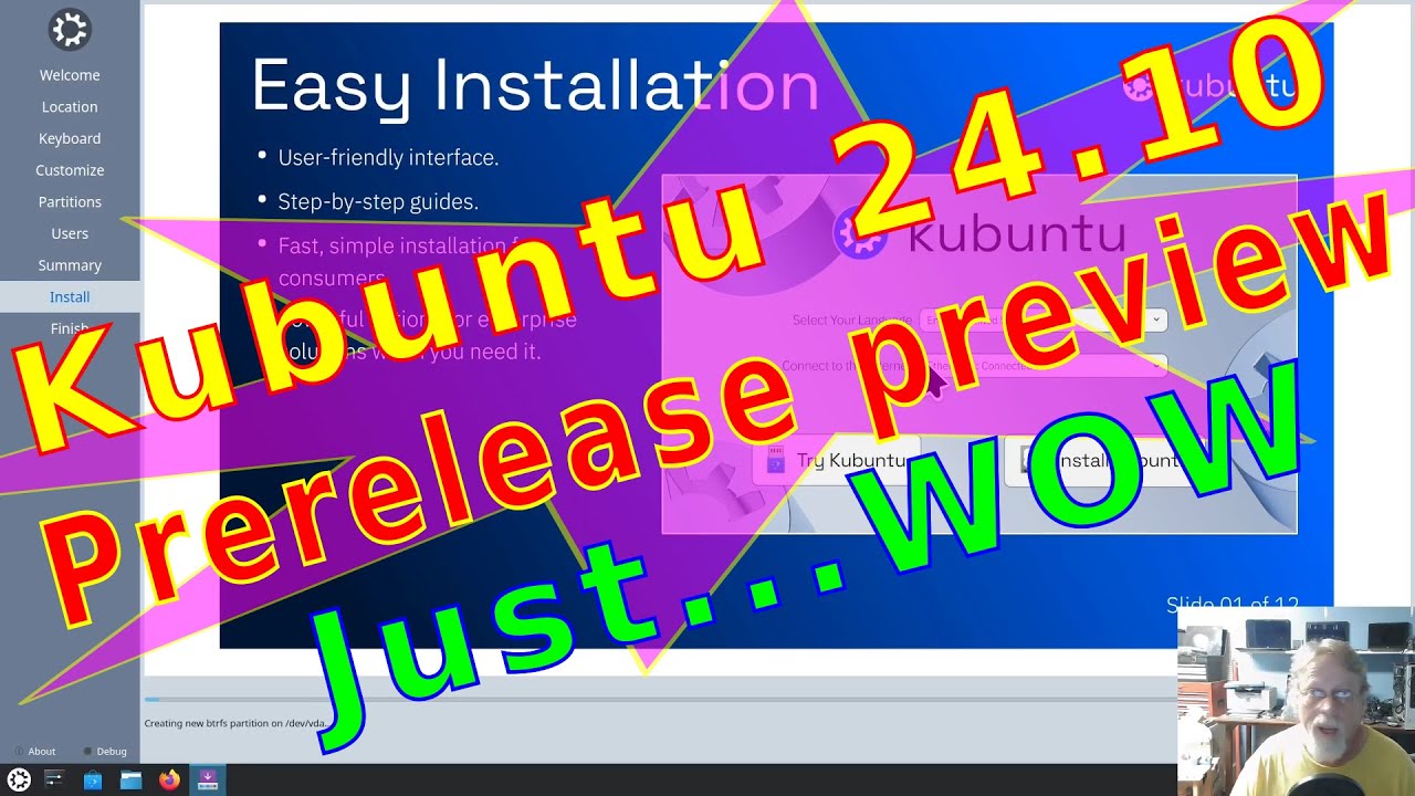 Kubuntu 24.10 Preview. Just WOW. Very impressive - YouTube