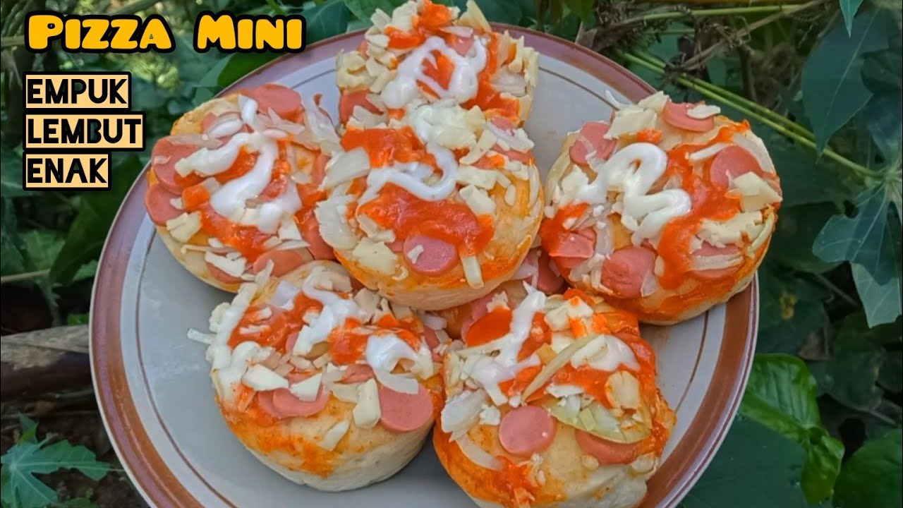 PIZZA MINI HOMEMADE LEMBUT EMPUK DAN ENAK - YouTube
