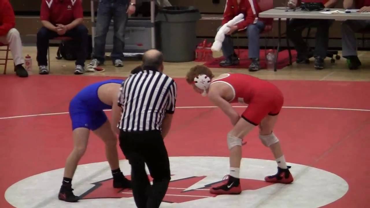 Nate Valentine Wrestling at Tri Meet 1/6/11 - YouTube