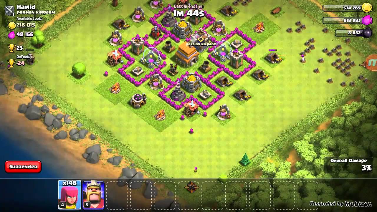 Clash of Clans Clan Castle troops episode 1# - YouTube