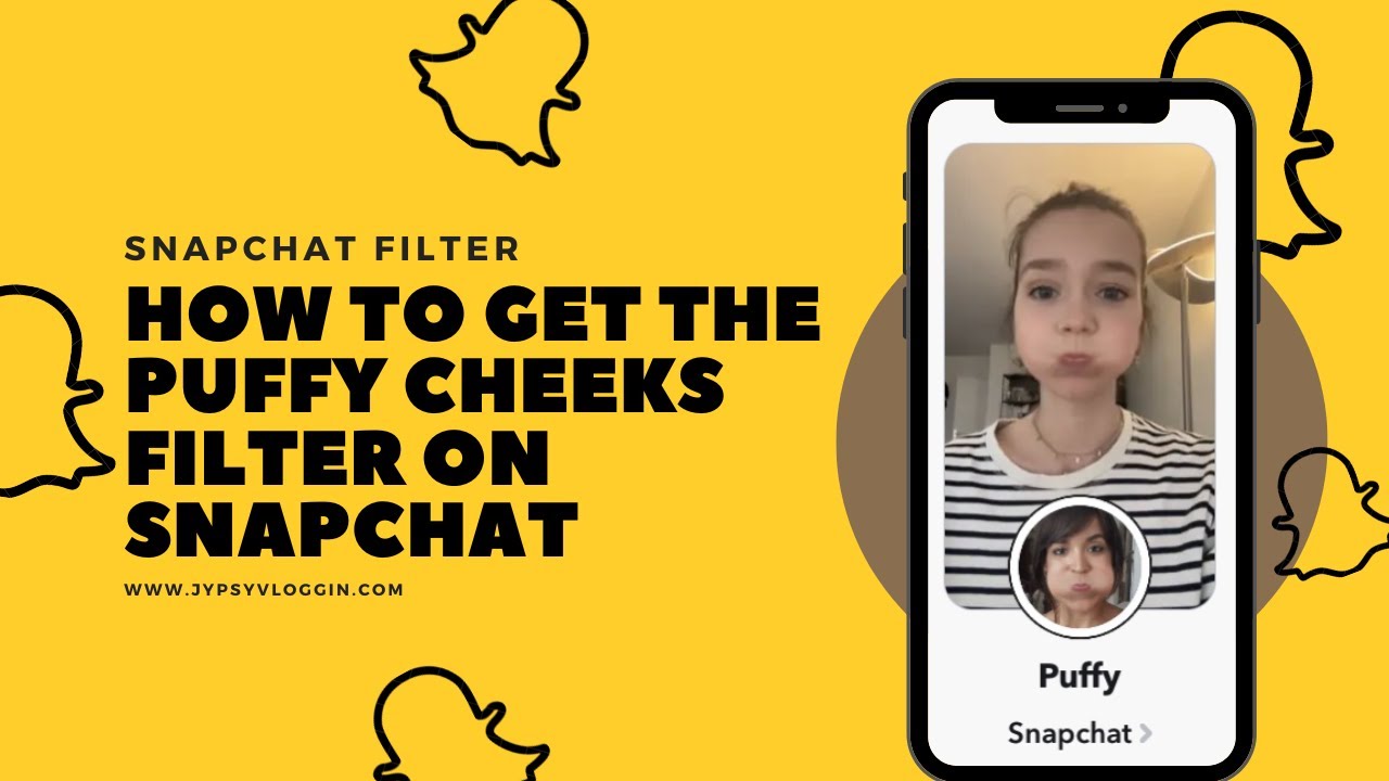 How to Get the Puffy Cheeks filter on Snapchat - YouTube