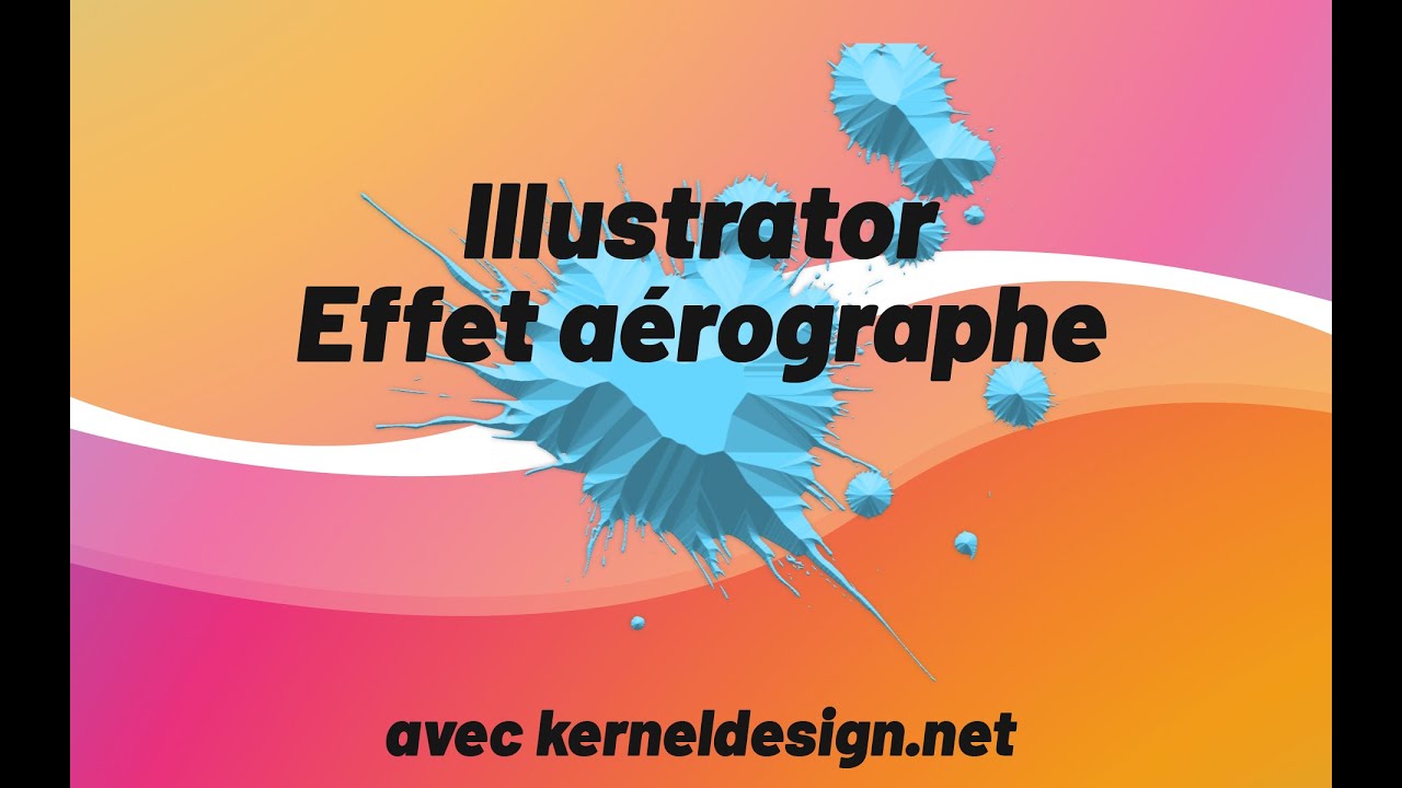 Illustrator effet aérographe - YouTube