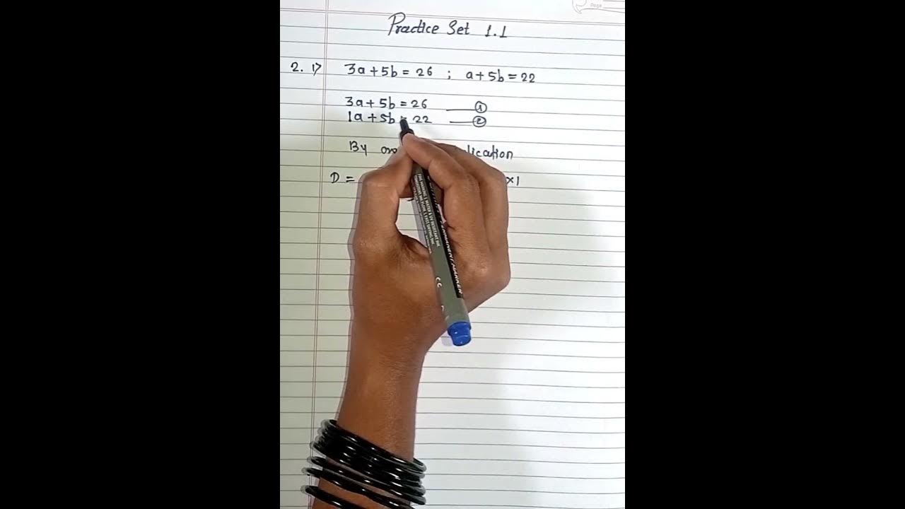 10th algebra chapter 1 linear equation in two variables (दोन चलांतील रेषीय समीकरणे) Practice Set ...