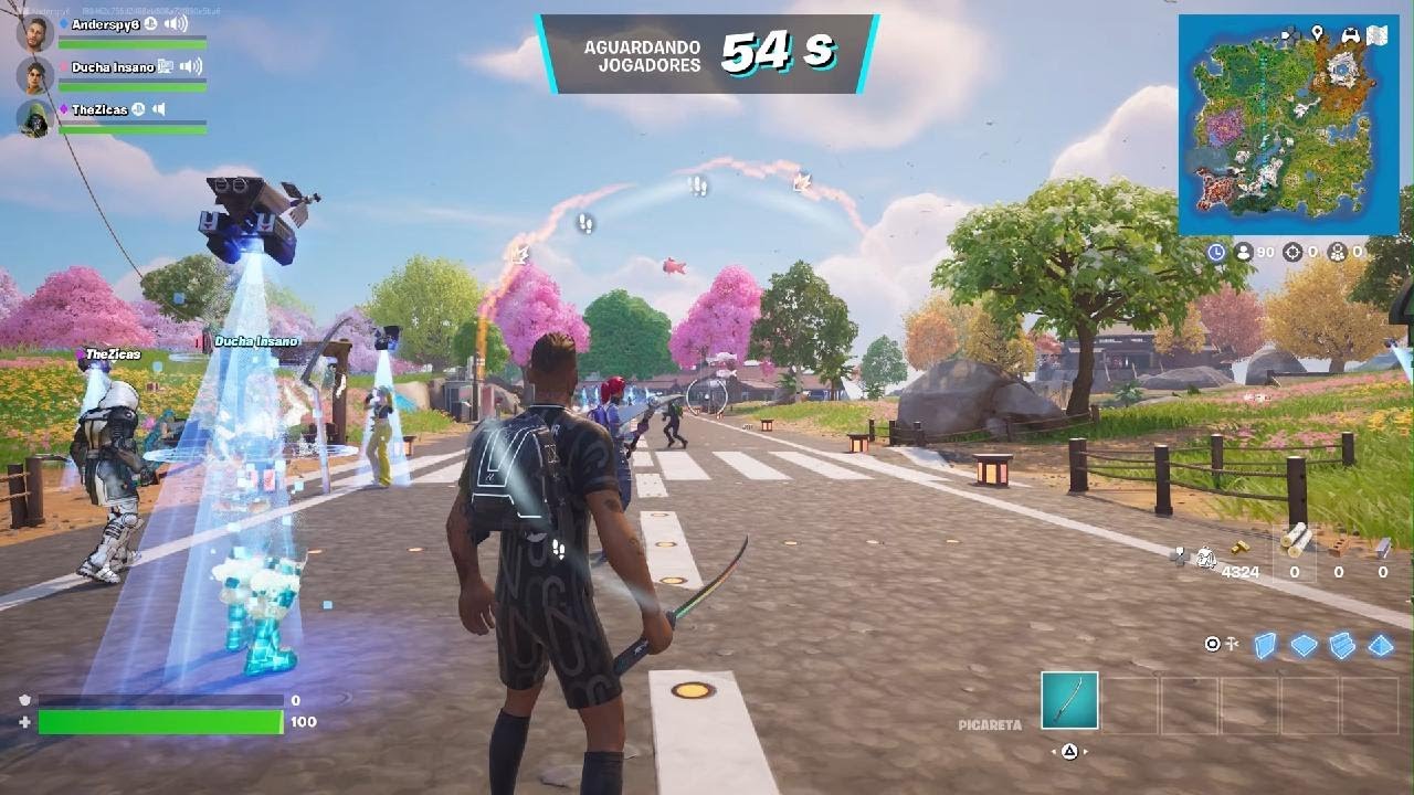 Partida completa com os Dedera #Fortnite - YouTube