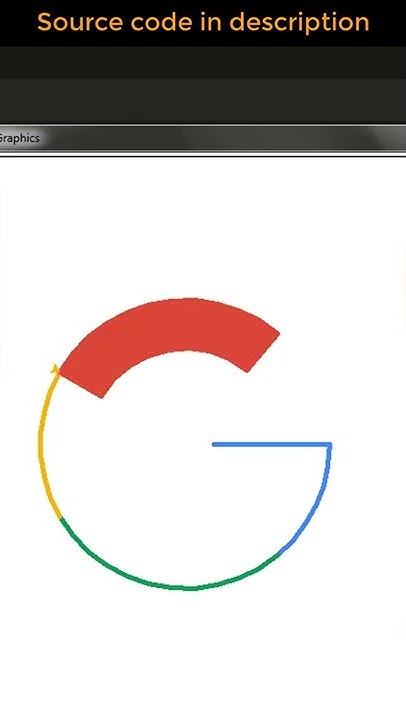 Can you draw Google Logo in python 🤔😯😍 #shorts #coding #python - YouTube