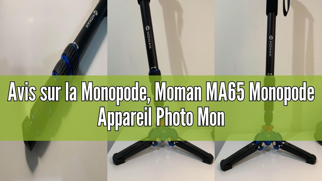 Avis sur la Monopode, Moman MA65 Monopode Appareil Photo Monopied en ...