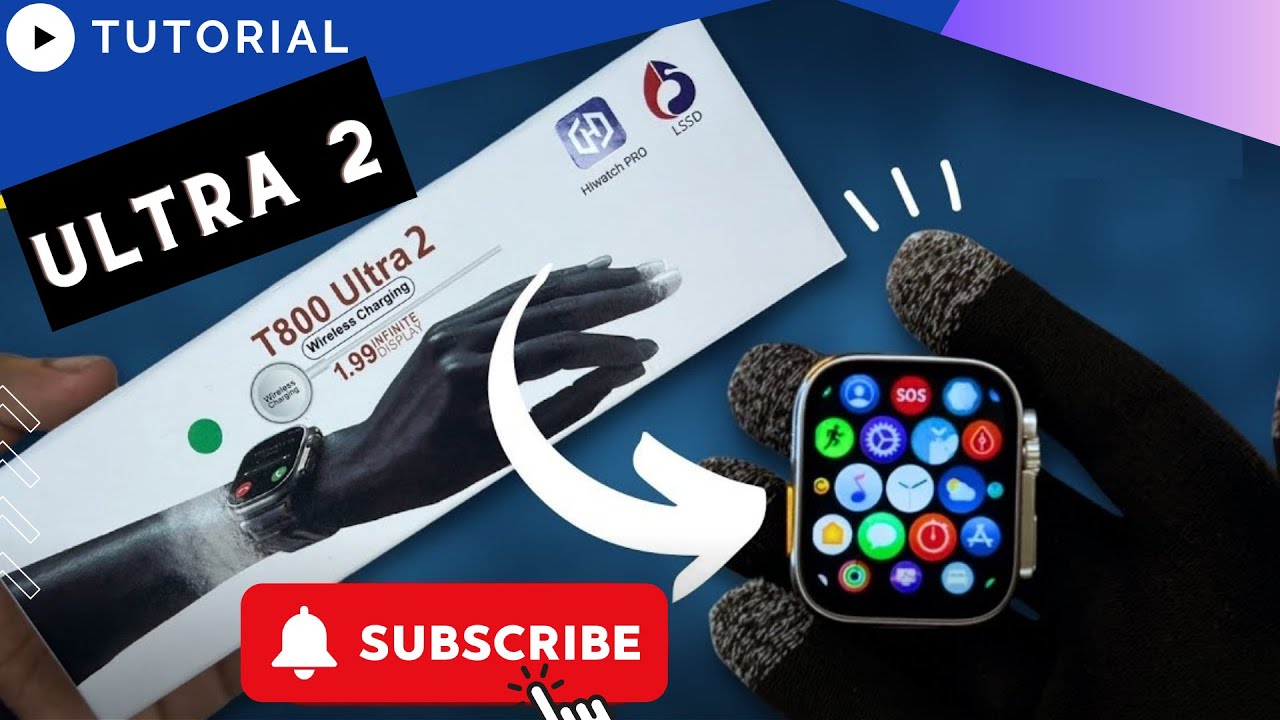 Smartwatch T800 Ultra 2 - Características y Configuración COMPLETA ...