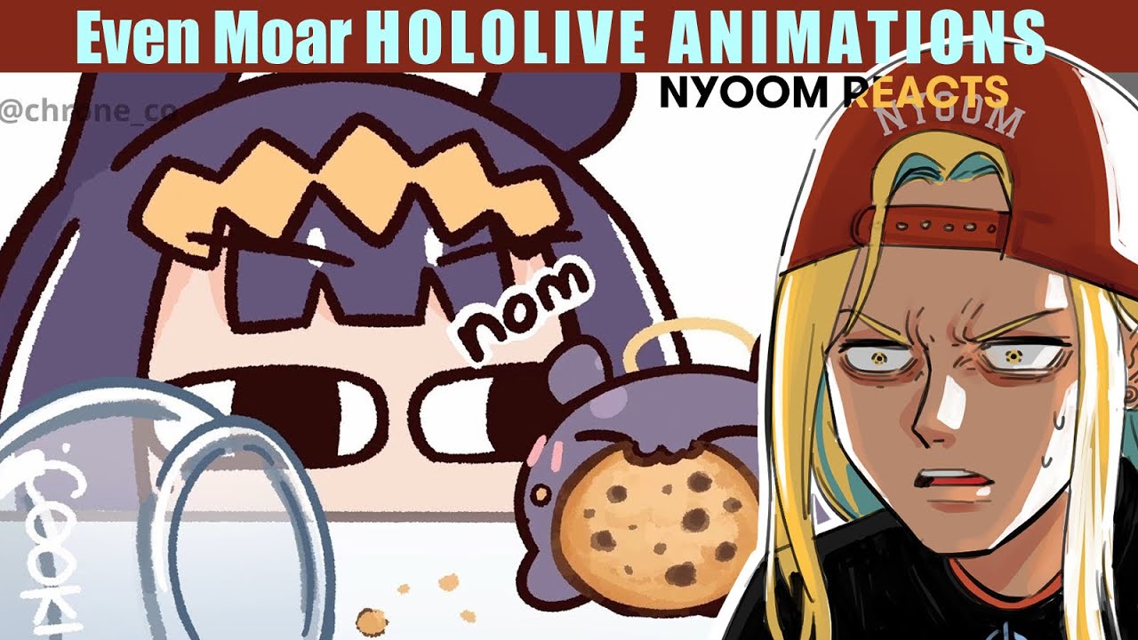 🗯️🐍 NYOOM Reacts to EVEN MOAR HOLOLIVE ANIMATIONS!! - YouTube