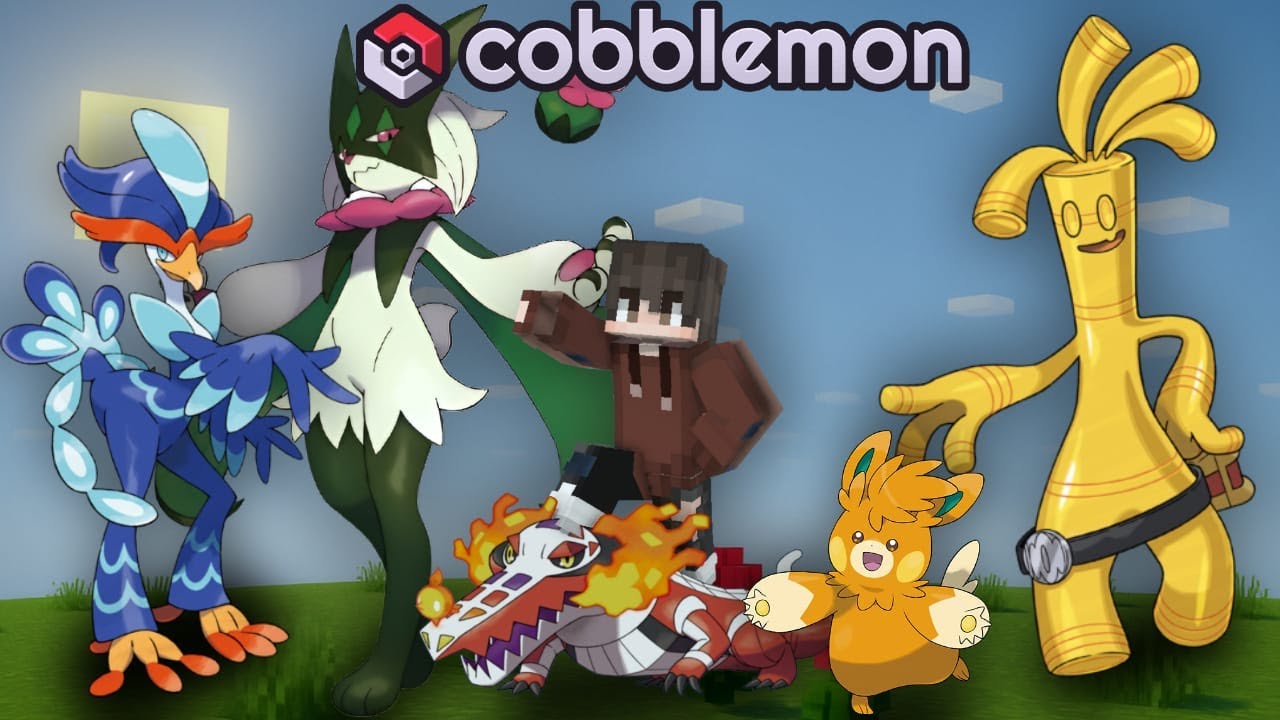 I SURVIVED 100 DAYS WITH Random POKEMON TEAM IN COBBLEMON - YouTube