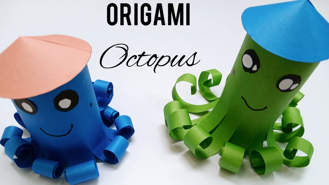 How to Make a Paper Octopus 🐙 | Easy DIY Tutorial - YouTube