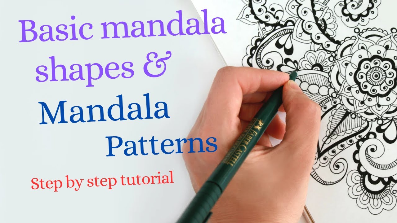 Easy And Simple Basic Mandala Shapes & Mandala Patterns For Beginners ...