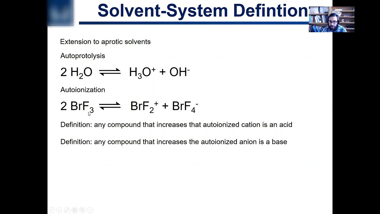 3.11. Acidity and Basicity in Aprotic Solvents - YouTube