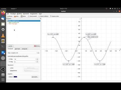 Studio delle onde con KmPlot in ambiente Linux - YouTube
