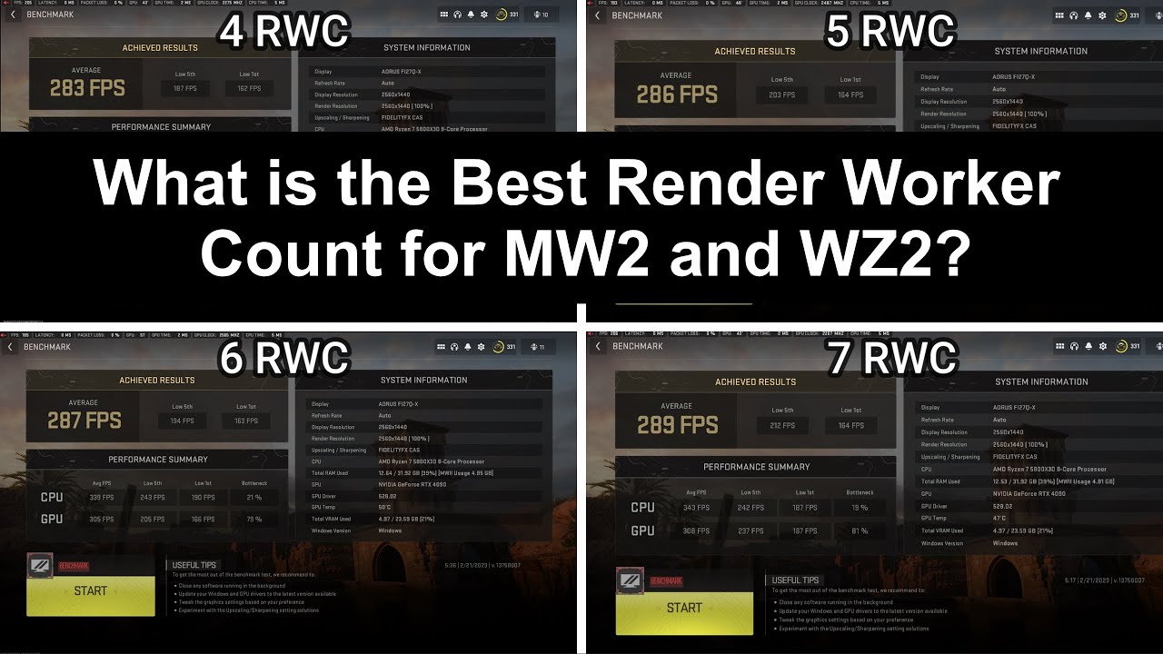 MW2 Best Render Worker Count (On 8 Core CPU) - YouTube