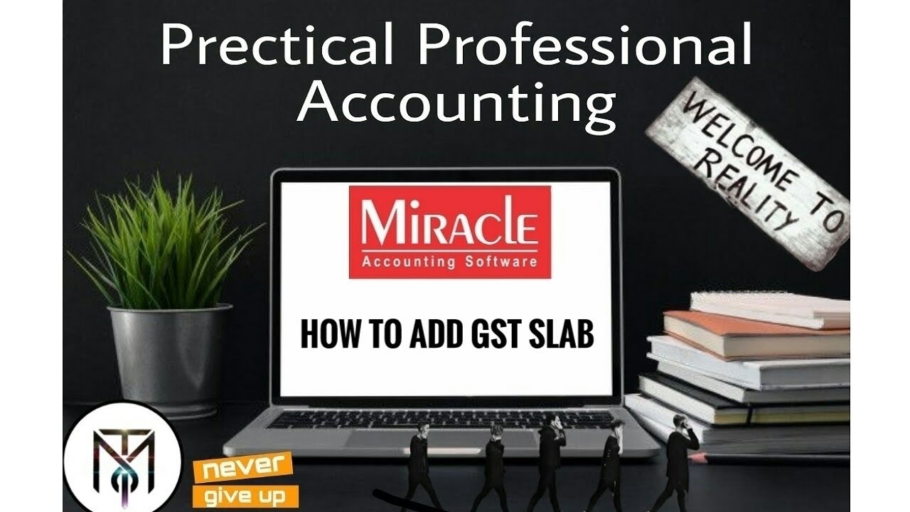 How to add gst slab and gst commodities hsn code in miracle accounting ...