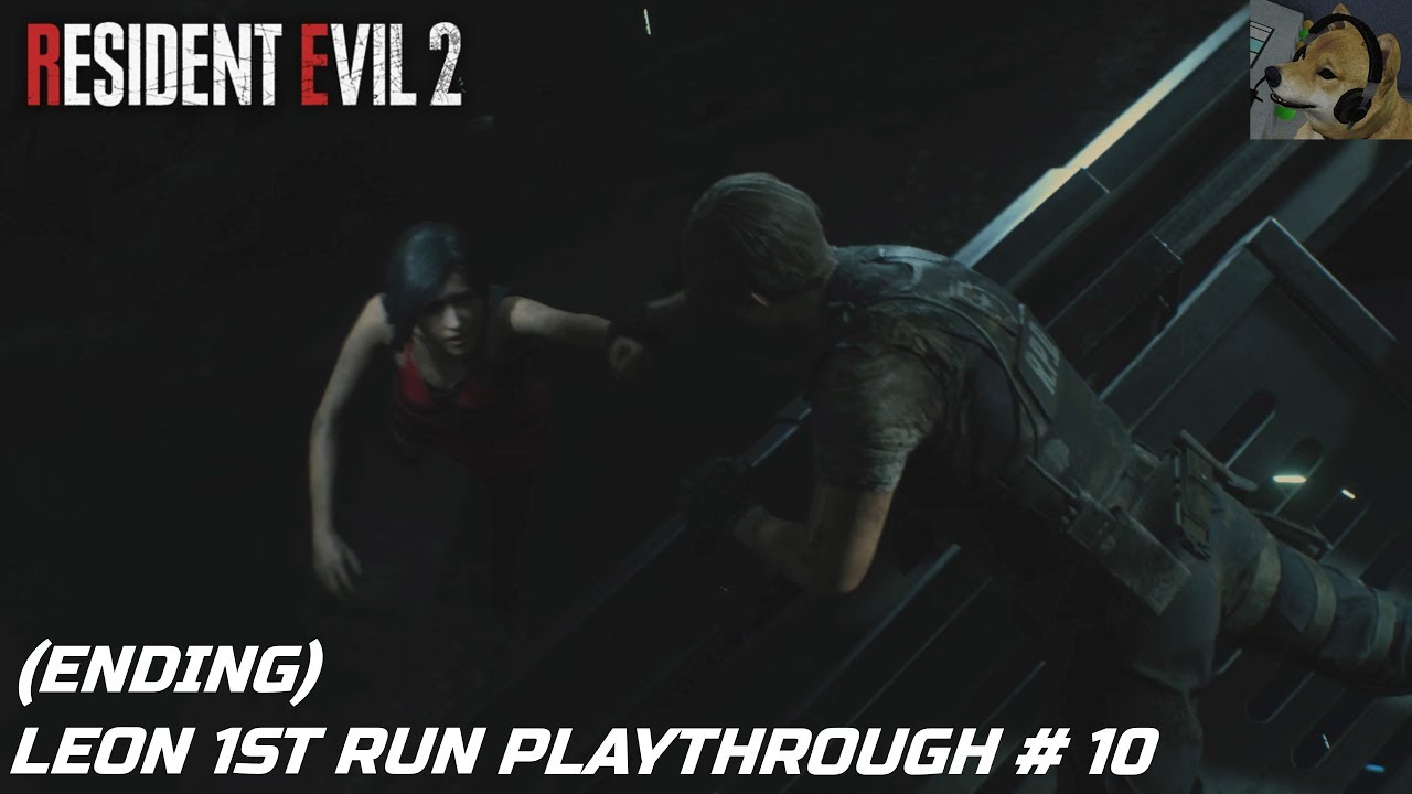 Resident Evil 2 Remake Leon 1st Run Playthrough # 10 (ENDING) - YouTube