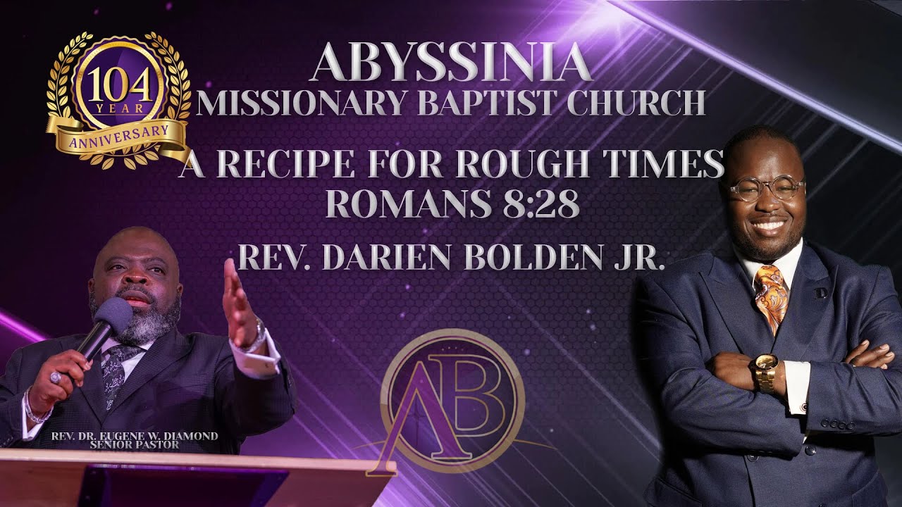 A Recipe for Rough Times - Rev. Darien Bolden Jr. - YouTube