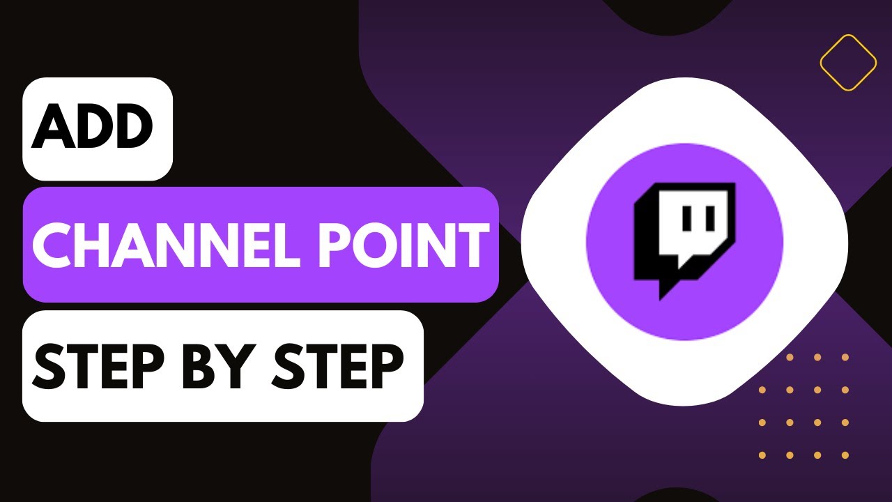 How To Add Channel Point To Twitch Stream ! - YouTube