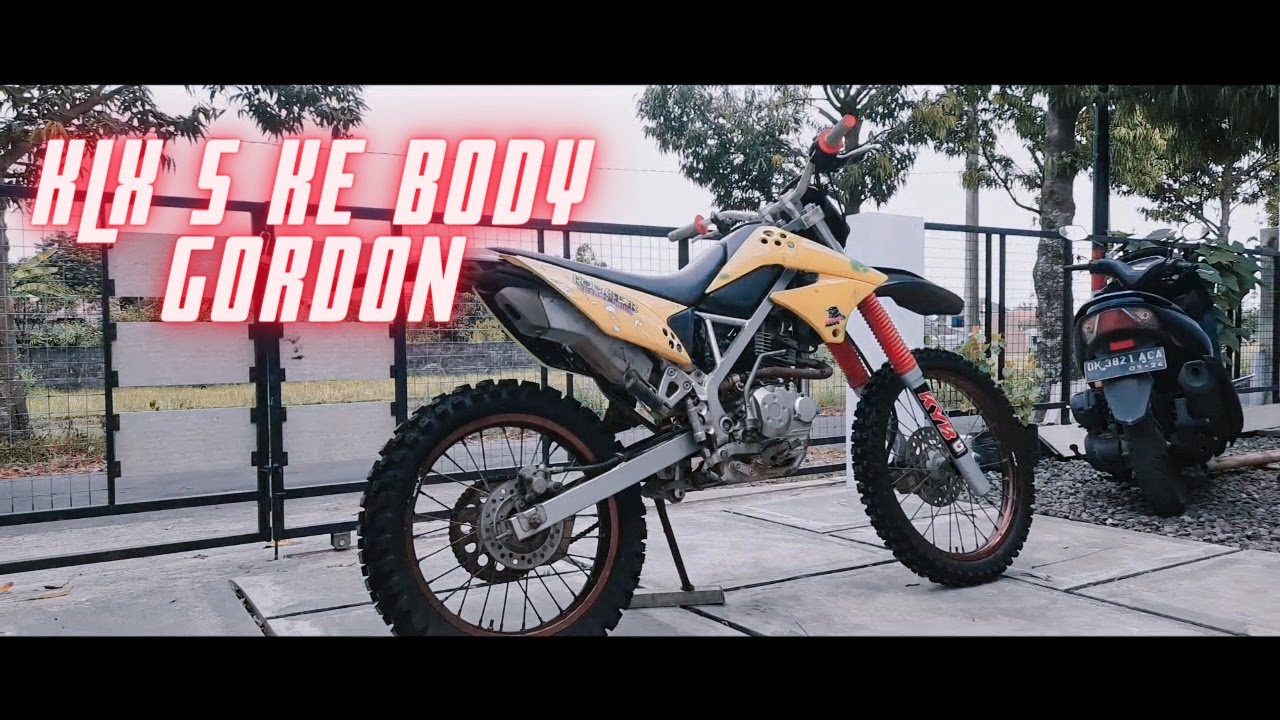 Pasang Body Gordon di KLX S - YouTube