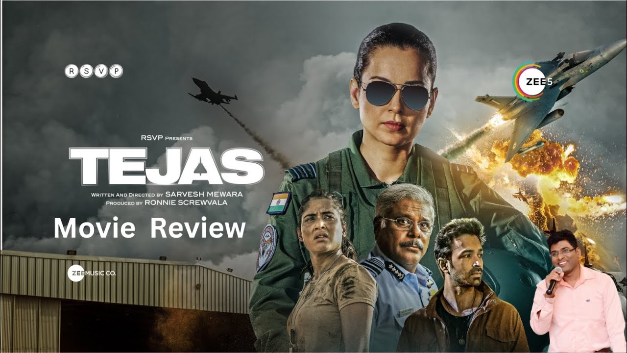 Tejas Movie REVIEW | Kangana Ranaut, Anshul Chauhan | ZEE5 | Vlogging with Rajesh G - YouTube