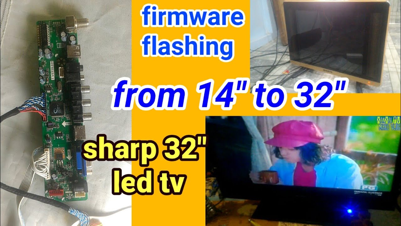 how to flash firmware on led tv step by step - YouTube