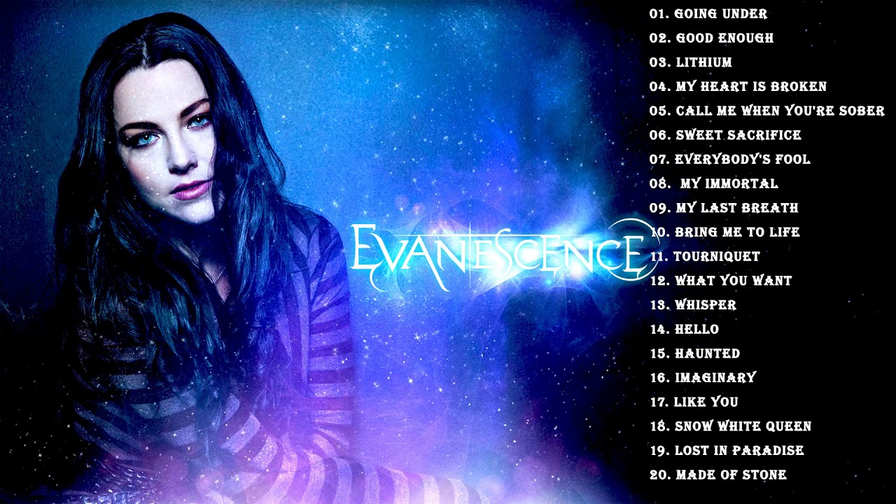 Evanescence Greatest Hits 2020- The Best Songs Of Evanescence Full ...