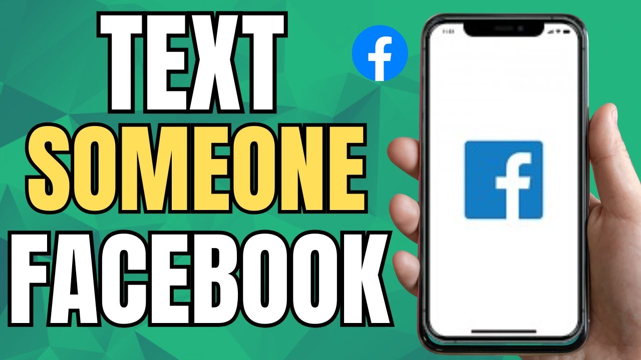 NEW! HOW TO TEXT SOMEONE ON FACEBOOK - (FULL GUIDE) - YouTube