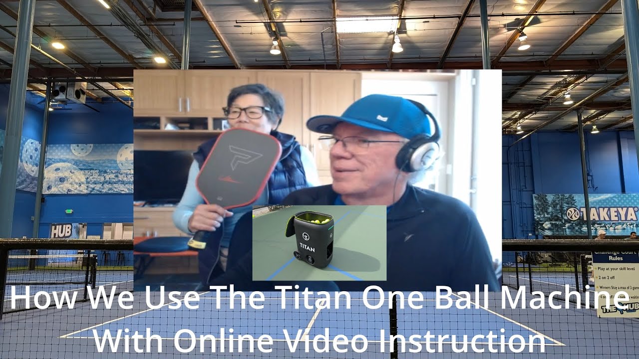 Use A Titan One Ball Machine With Online Instruction - YouTube