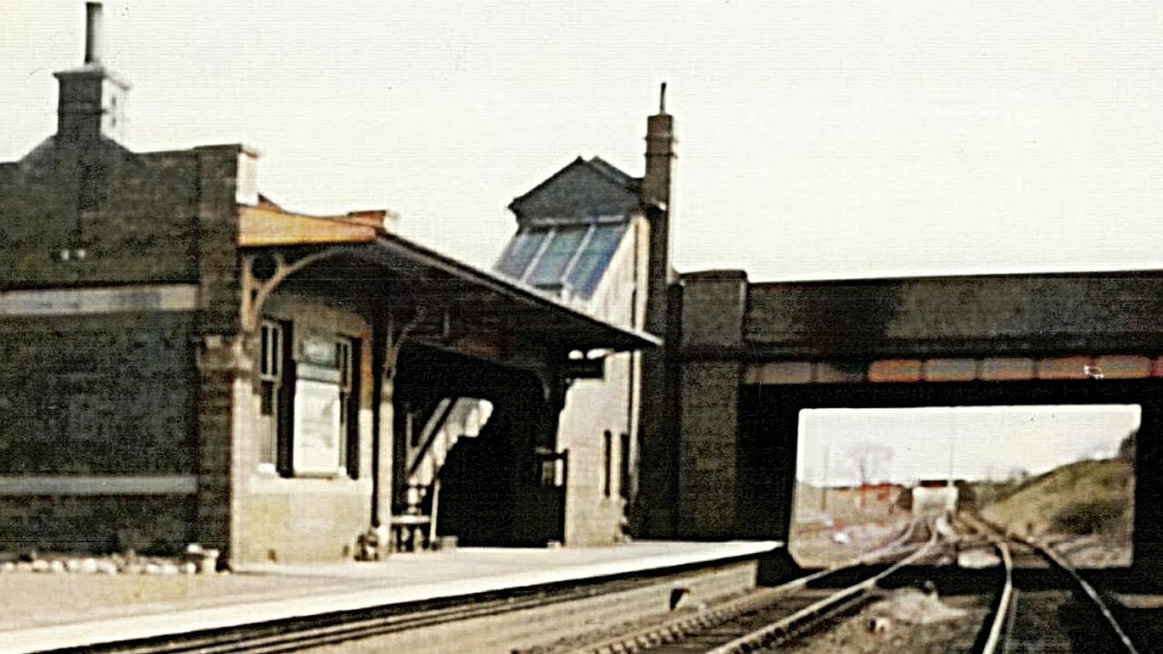 CHARWELTON & WOODFORD HALSE stations and works with traffic and after ...