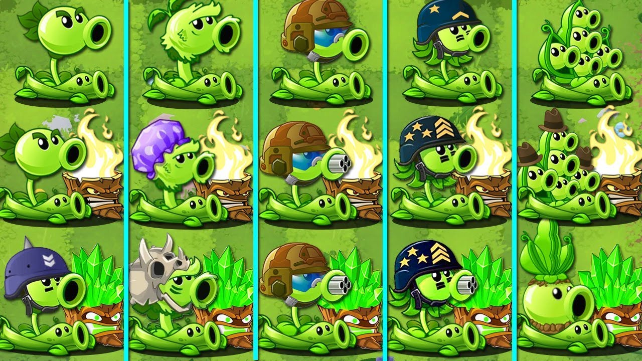PvZ 2 Discovery - The power of PEA plants when combined with Pea Vine ...