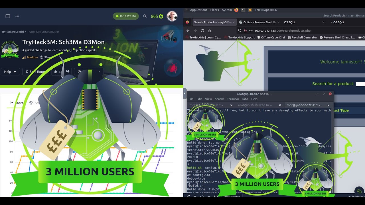 TryHack3M: Sch3Ma D3Mon TryHackMe walk through - YouTube