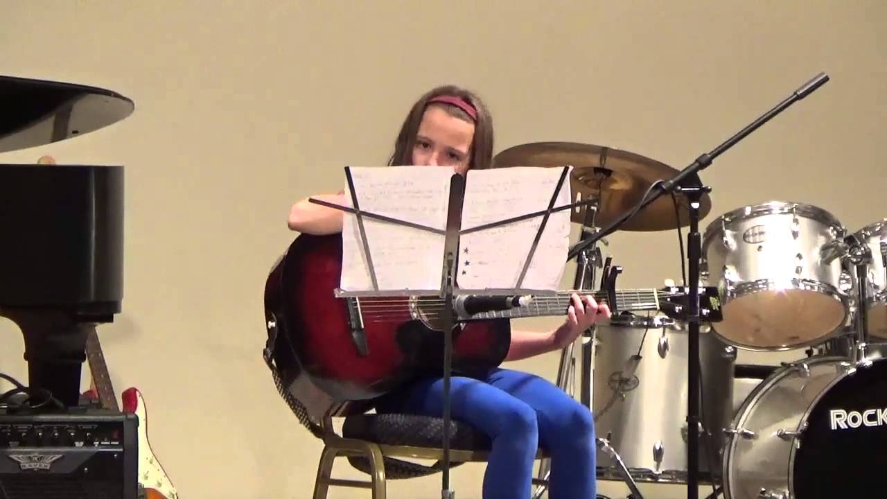 Anna plays guitar - YouTube