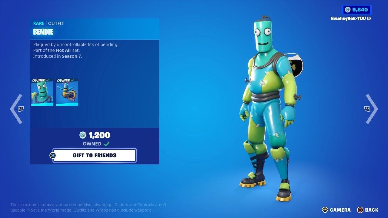 Fortnite Item shop ( BENDIE ) Returns after after 473 days February ...
