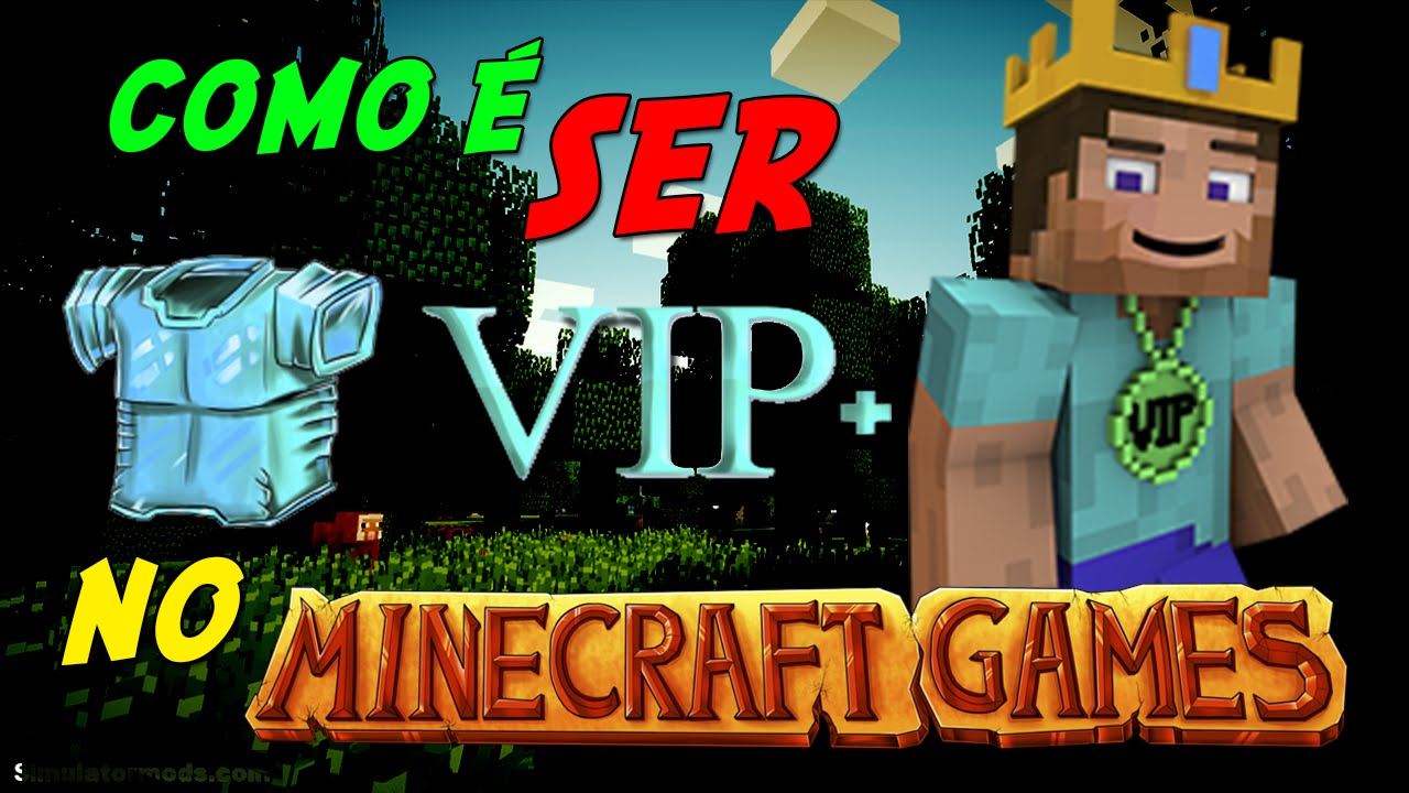 Como É Ser VIP No MinecraftGames - YouTube