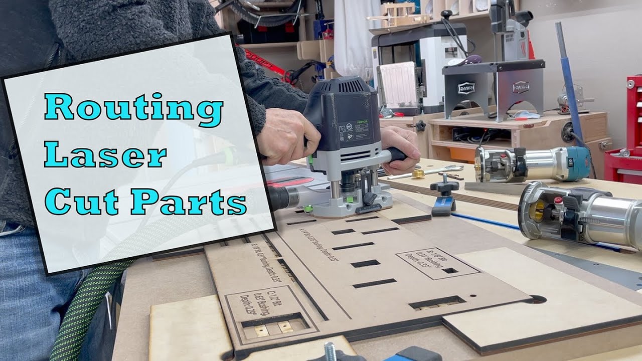 Routing Fixture for Laser Cut Parts - YouTube