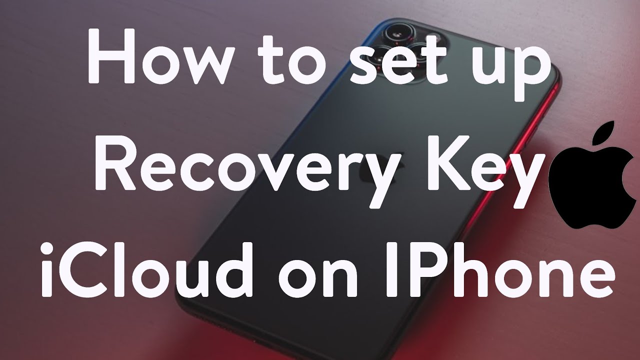 How to set up Recovery Key iCloud on IPhone - YouTube